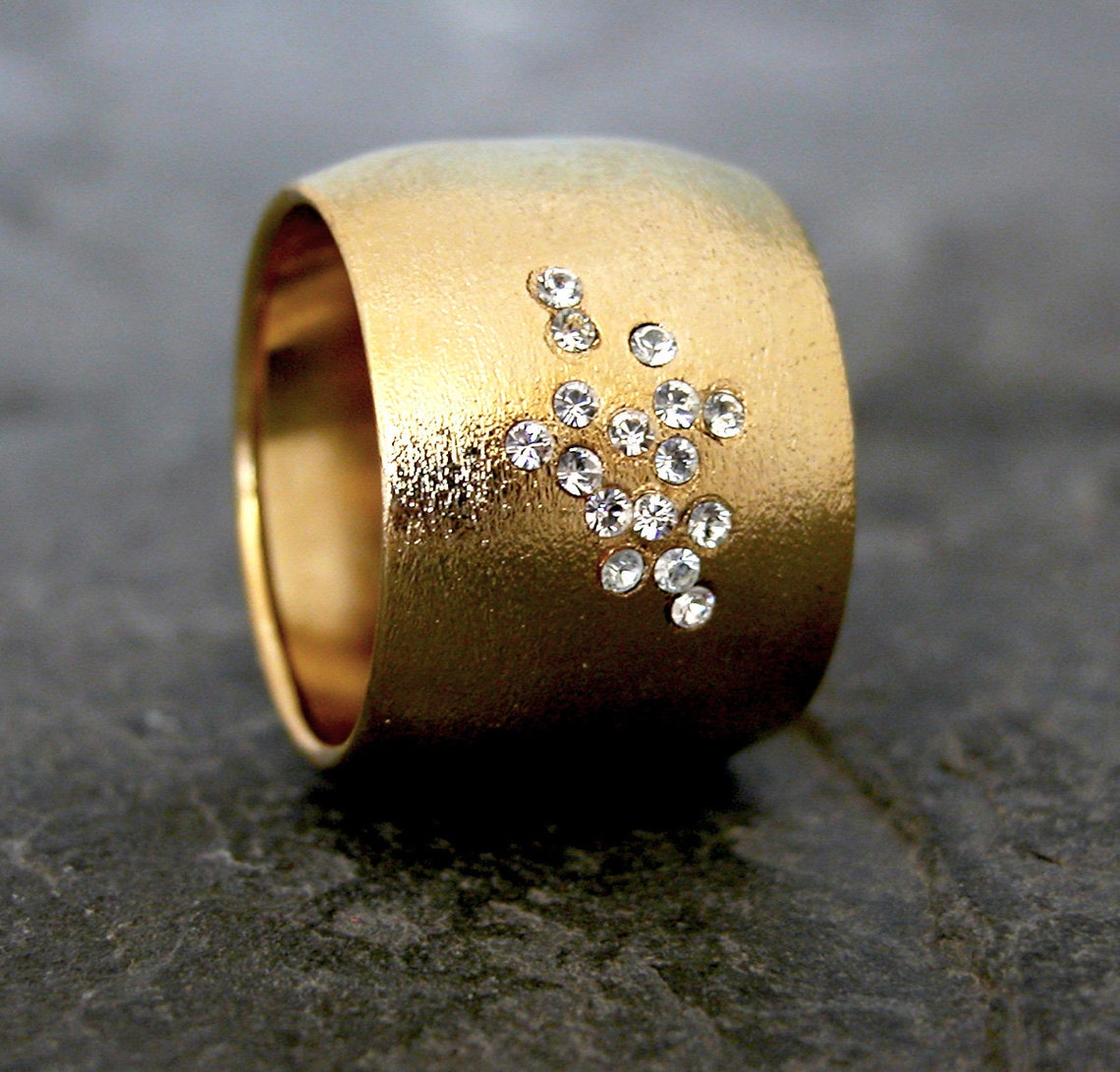 April Birthstone Ring Diamond Ring Diamond 14K Gold Band - Etsy Israel