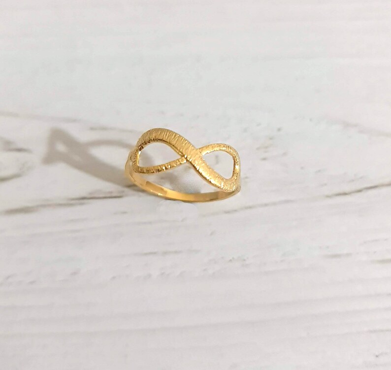 Gold Infinity Ring Infinite Love Ring Gold Infinity Knot - Etsy