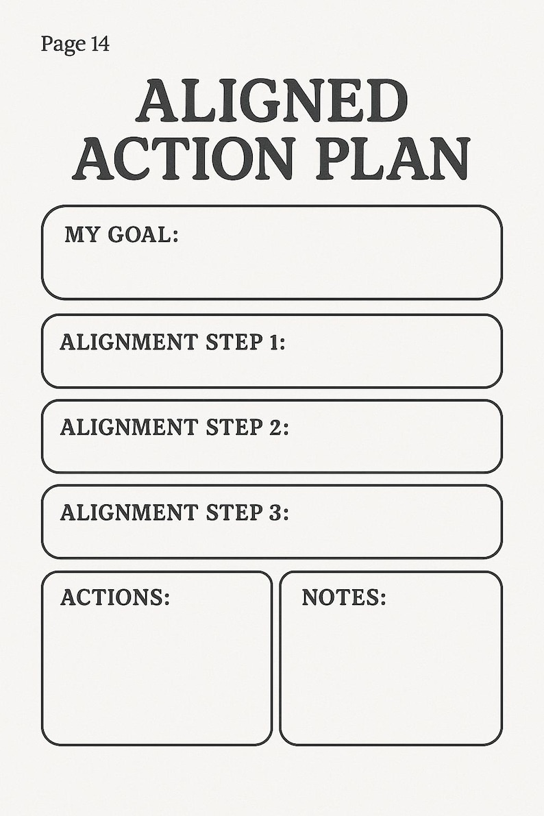 Manifestation Journal Printable PDF. Interactive Activities and ...
