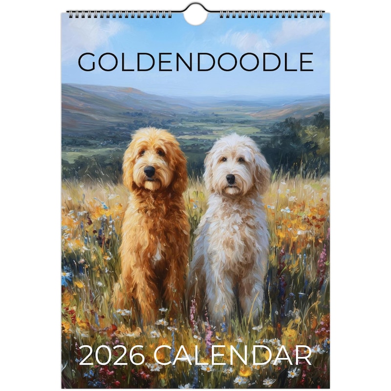 Dog Calendar Doodle - Etsy UK