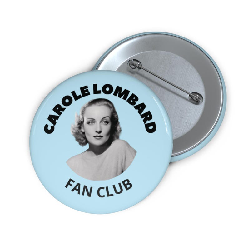 Carole Lombard Fan Club Button: Old Hollywood Memorabilia - Etsy