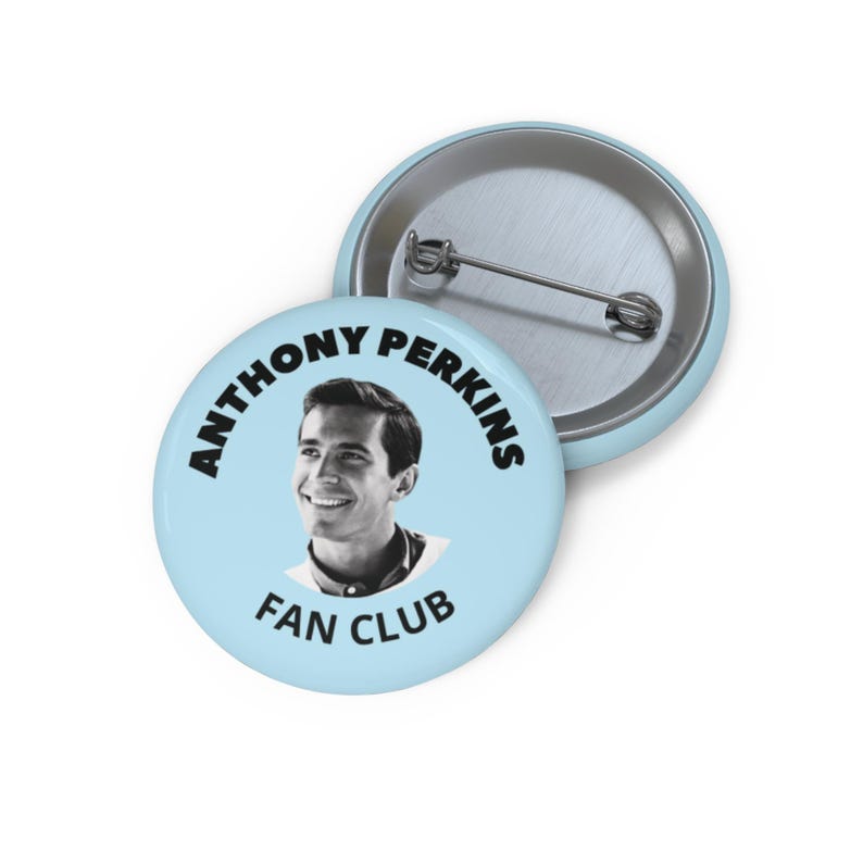 Anthony Perkins Fan Club Button: Old Hollywood Memorabilia - Etsy