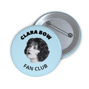 Clara Bow Fan Club Button: Old Hollywood Movie Lover Gift - Etsy