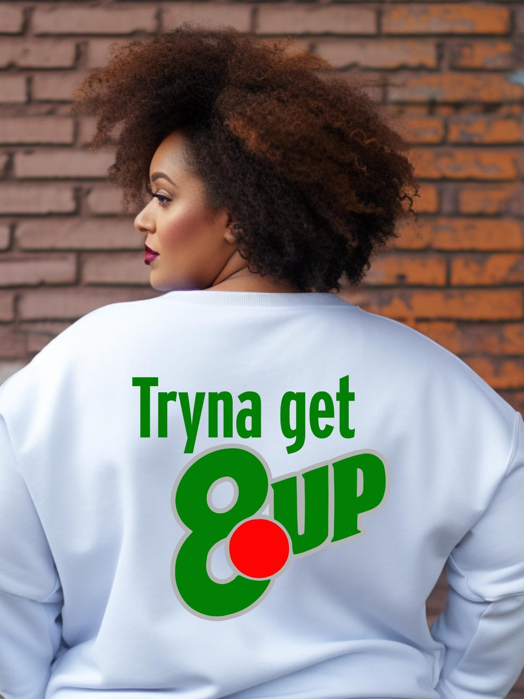 Tryna Get 8UP PNG | Urban Streetwear Graphic Design | Bold Funny ...