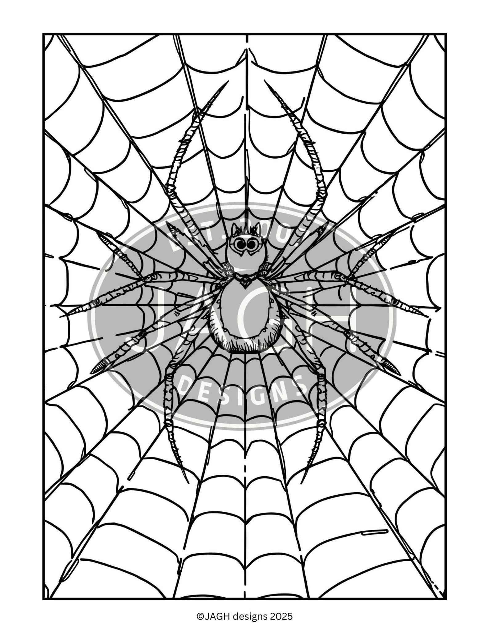 Spooky Halloween Coloring Pages: Printable Designs for Teens & Adults ...