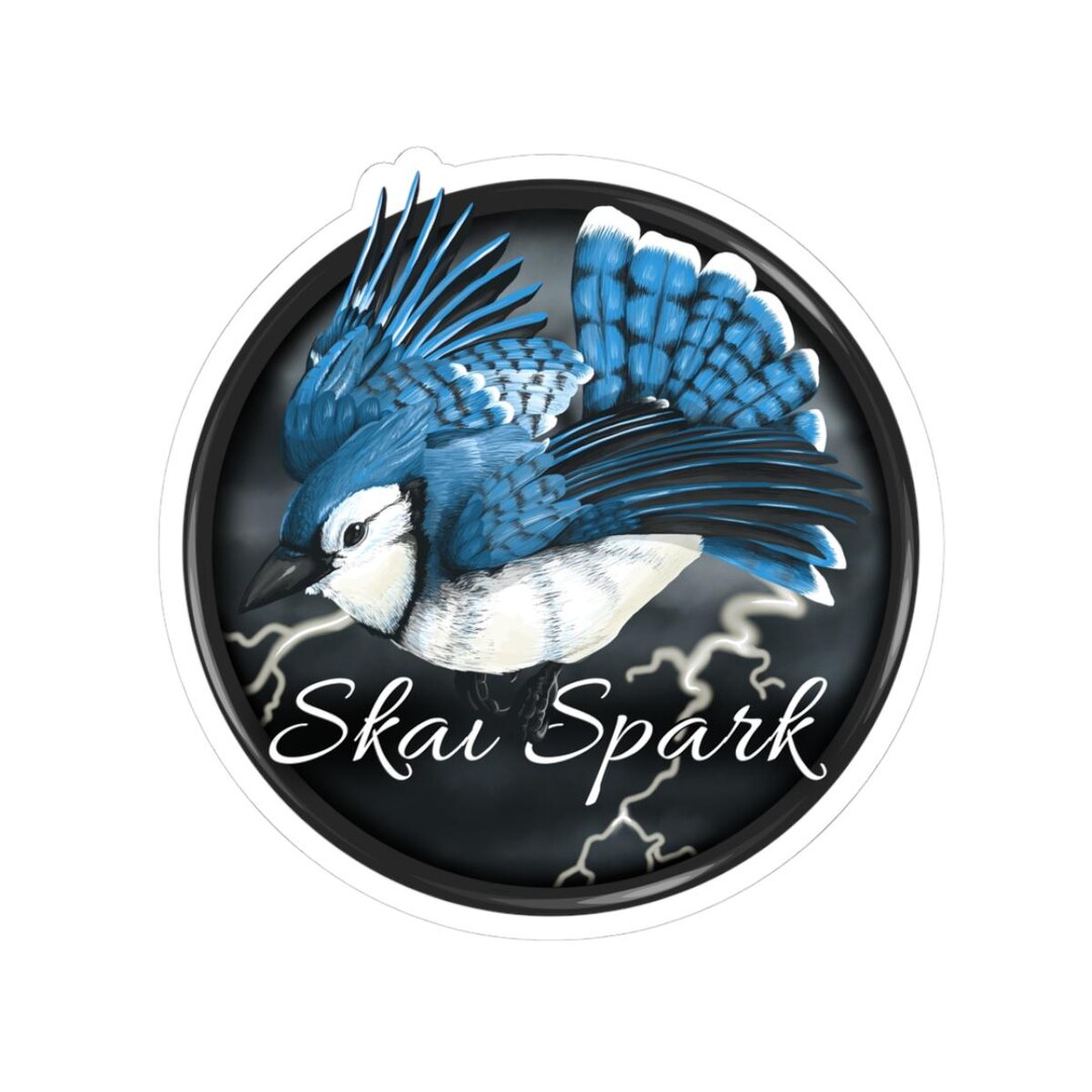 SKAI SPARK Logo Sticker - Etsy