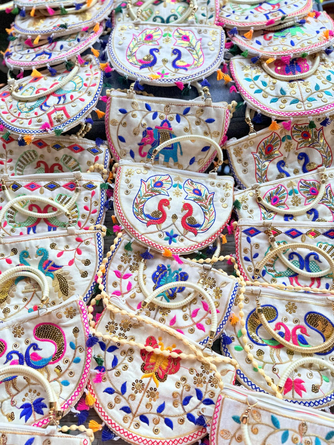 Boho Bag: Garba Dance Bag With Zipped Pockets - Etsy