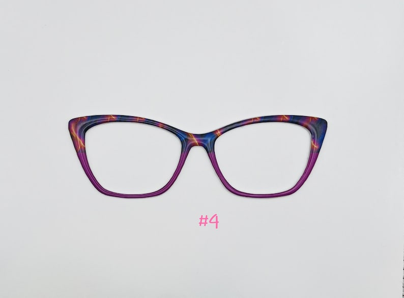 Silk Set 2 Eyeglass Toppers: 3D Printed Magnetic Frames - Etsy