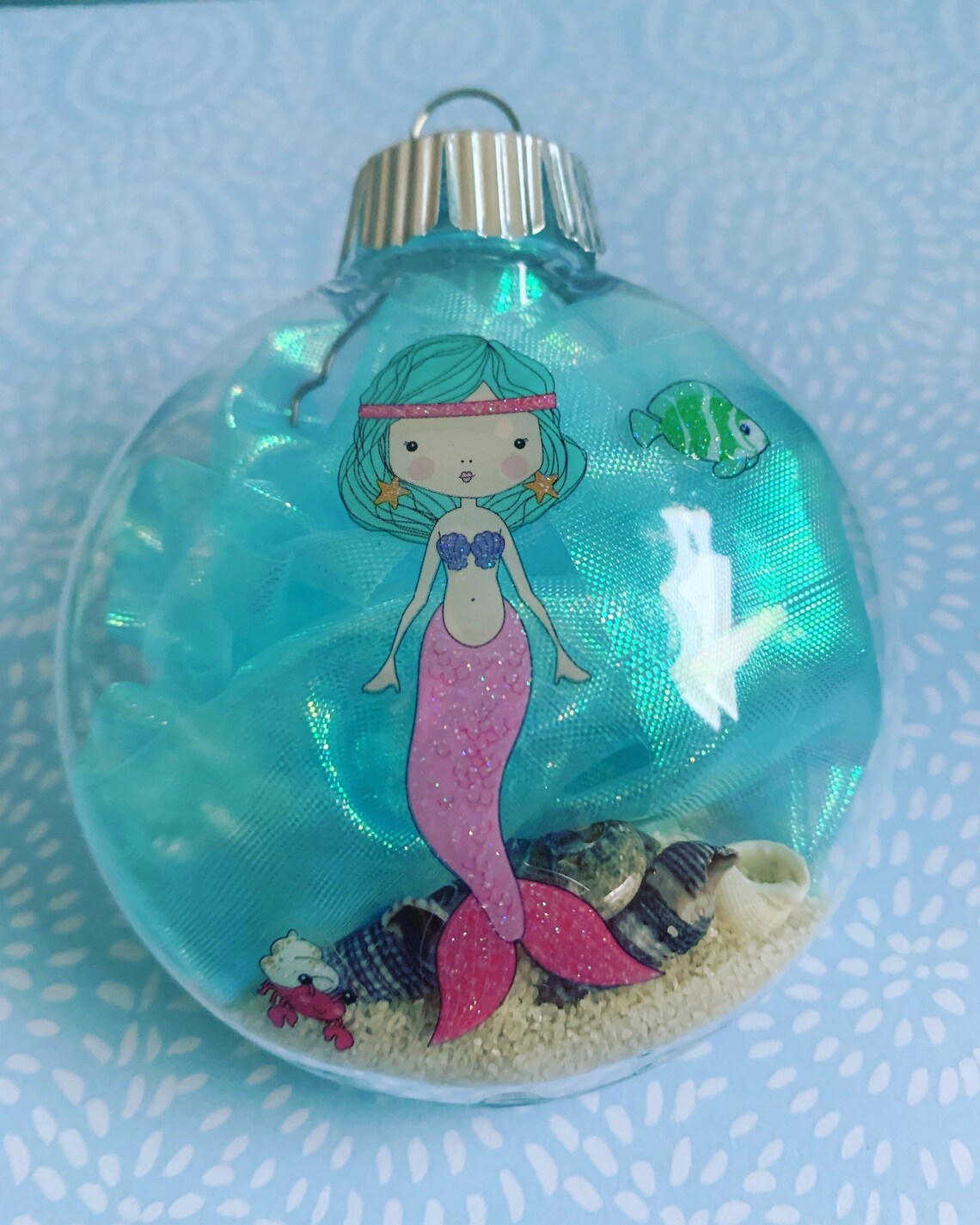 Mermaid Christmas Ornaments - Etsy