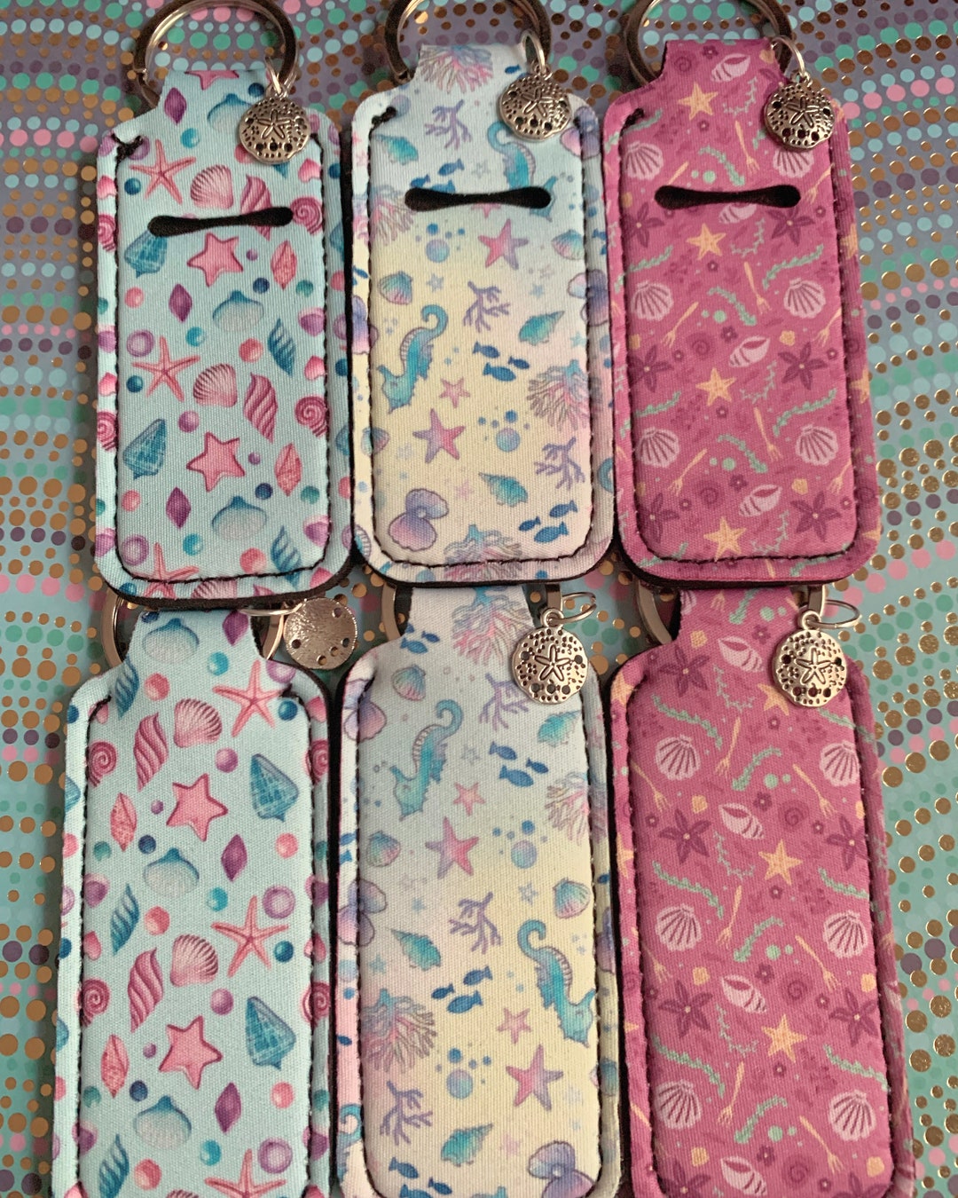 Neoprene Sea Life Marine Life Sea Horse Starfish Seashell Sand Dollar ...