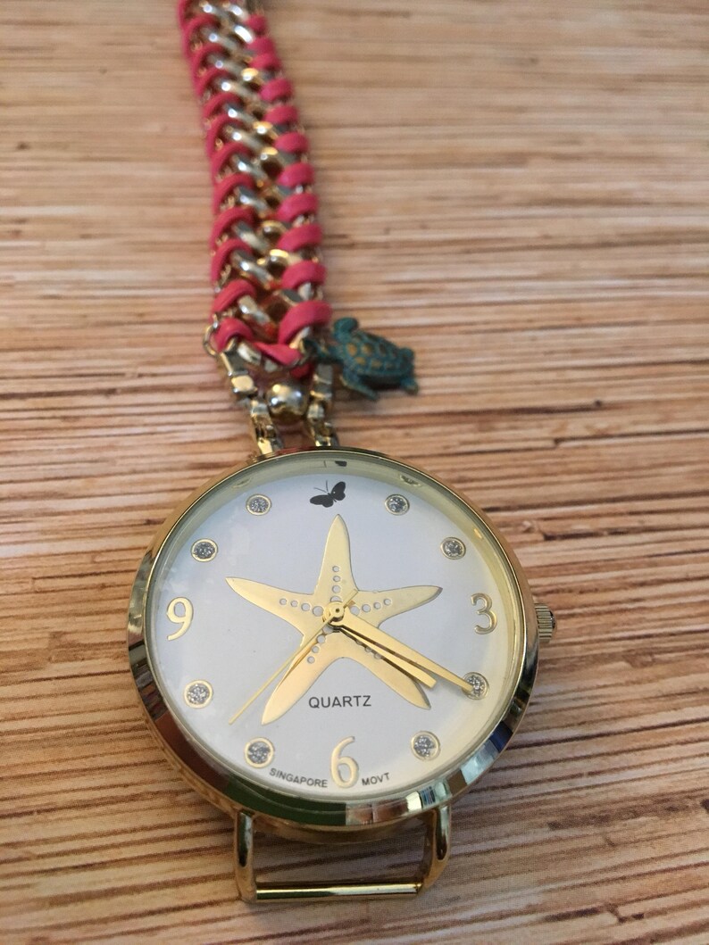 Starfish Sea Turtle Watch - Etsy