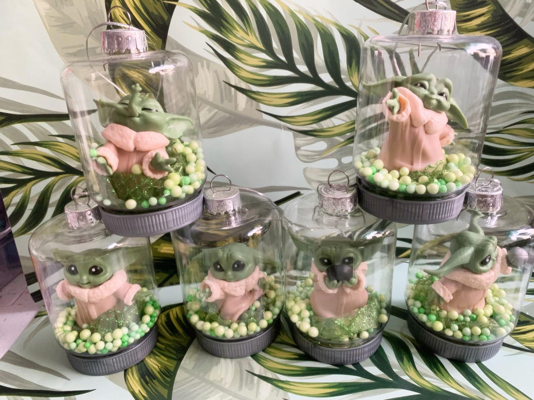 Baby Yoda the Child Grogu Mandalorian Snow Globe Christmas Ornament - Etsy