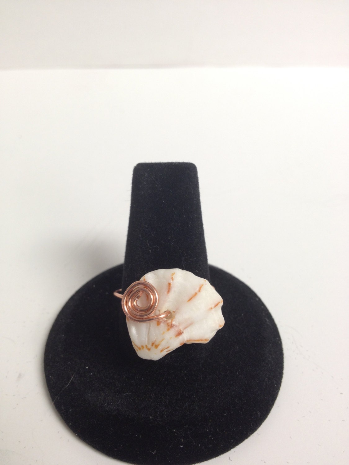 Double Kittens Paw Shell Ring Size 9.75 9 3/4 - Etsy