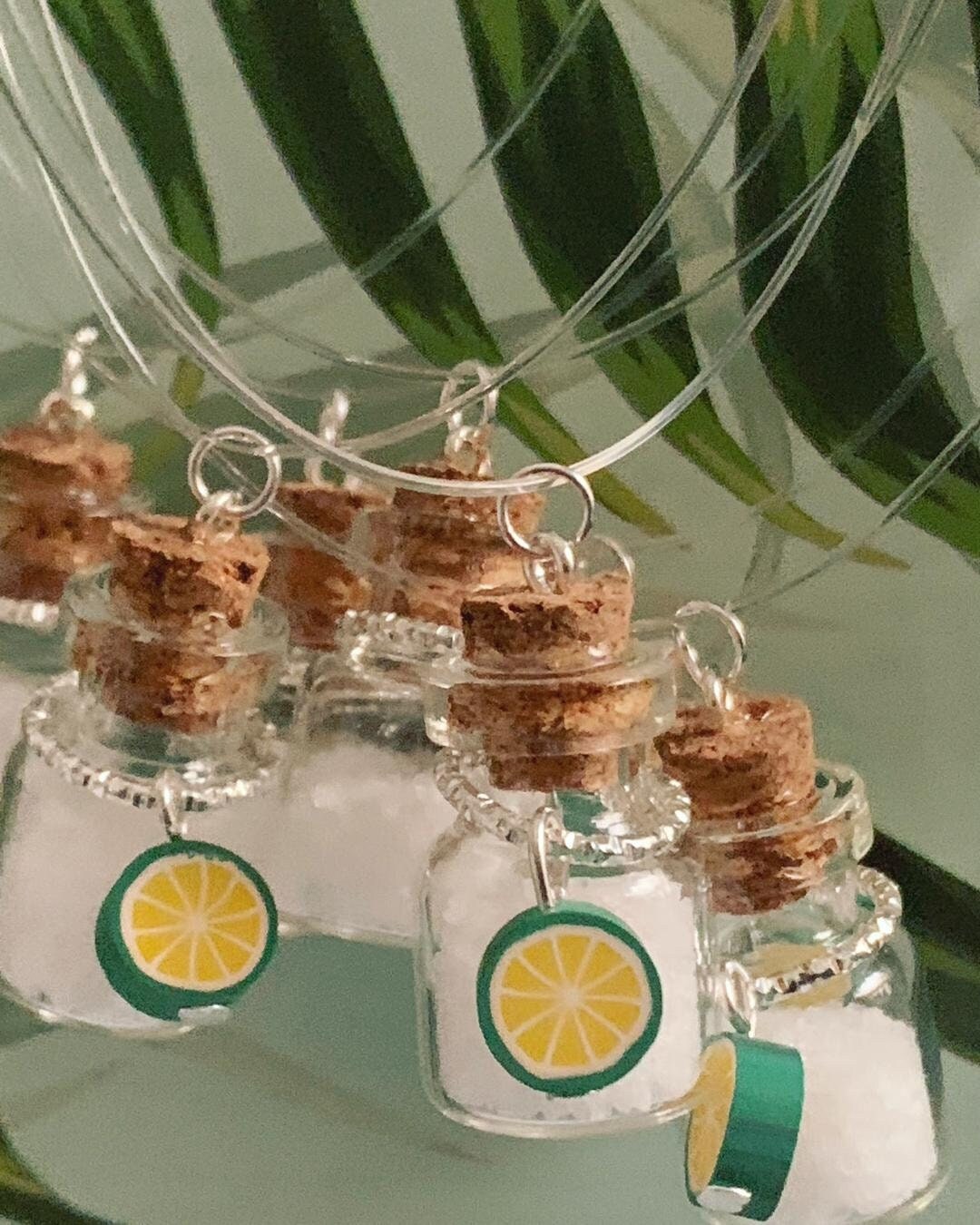 Lost Shaker of Salt With a Slice of Lime Invisible Necklace 18 Inches ...