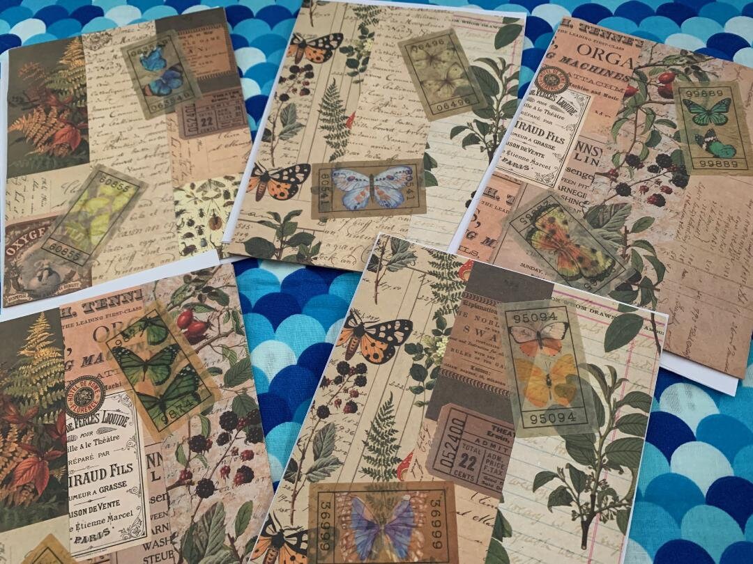 Naturalist Victorian Nature Prints Nature Ephemera Nature Lover Kraft ...