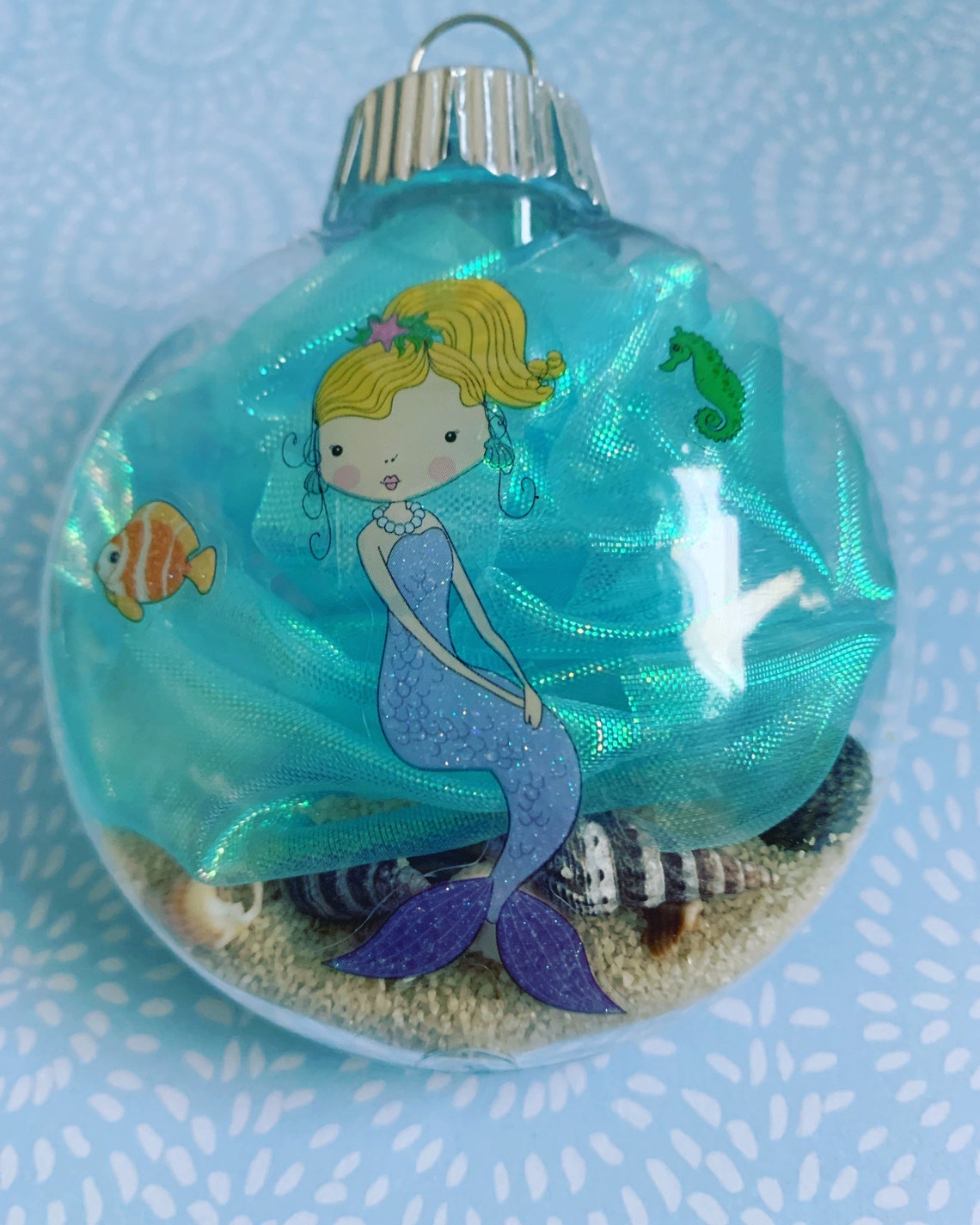 Mermaid Christmas Ornaments - Etsy