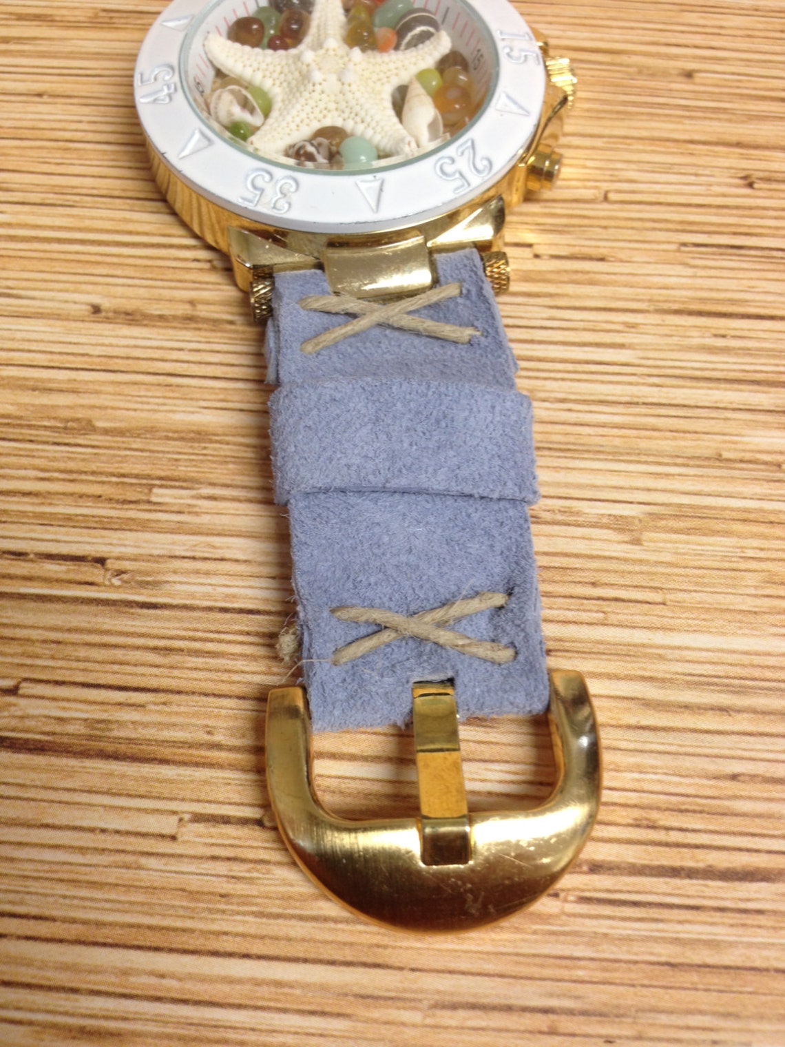 Repurposed Upcycled/recycled Beach Watch Bracelet With - Etsy