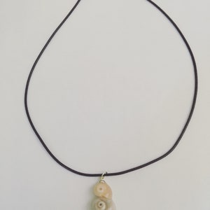 Stacked Moon Snail Shell Necklace - Etsy