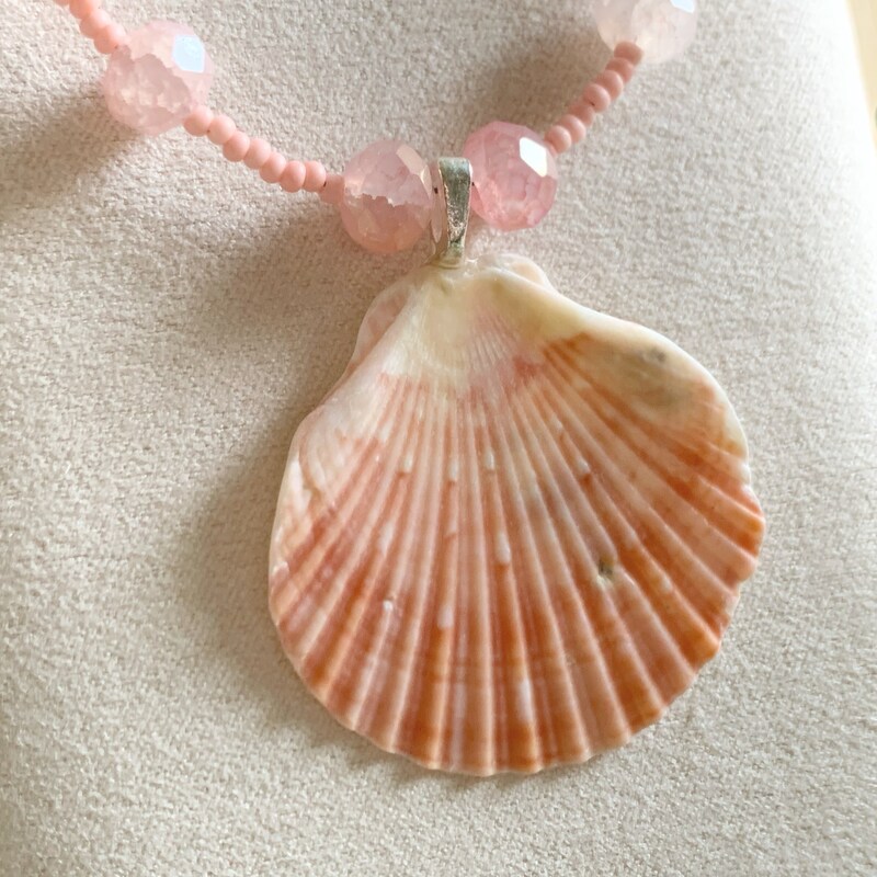 Scallop Shell Necklace - Etsy