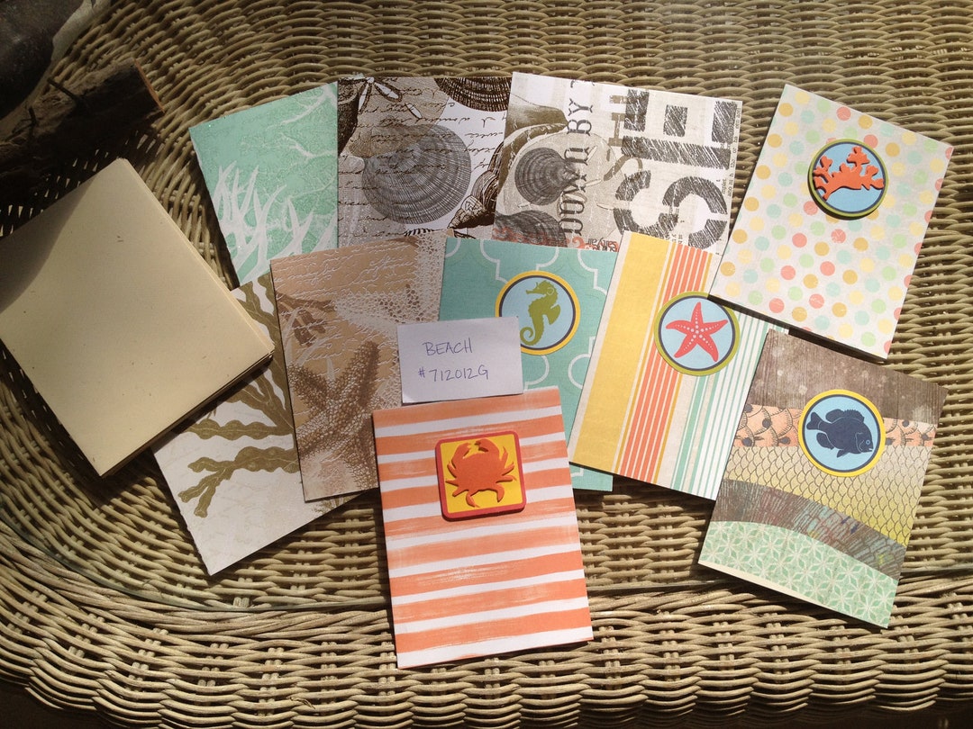 Ocean Themed Blank Cards 10 Card Set 712012g - Etsy