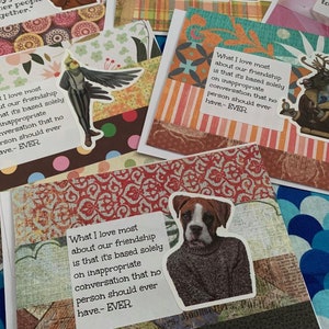 Friendship Cards Quotes About Friendship Humor Cards Kraft Cardstock ...