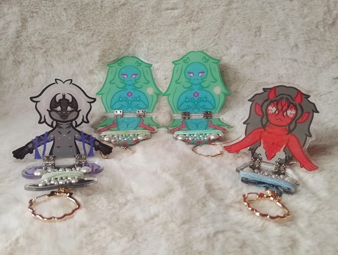 Siren/mermaid Fold-able XL Keychains - Etsy