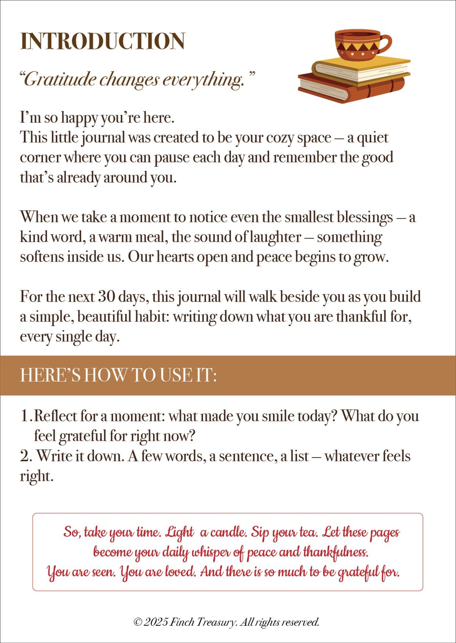 Christian Gratitude Journal | 30-day Thanksgiving Bible Prompts (PDF ...