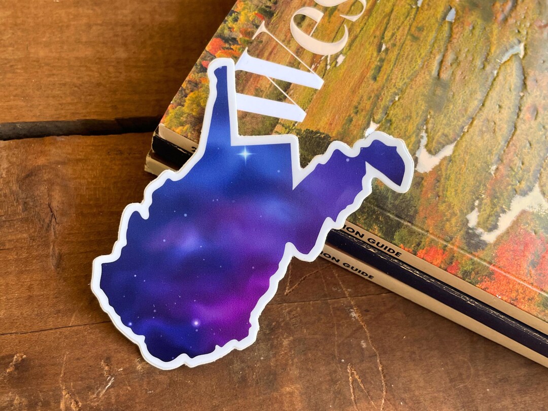 Milky Way Stars - West Virginia Sticker - Etsy