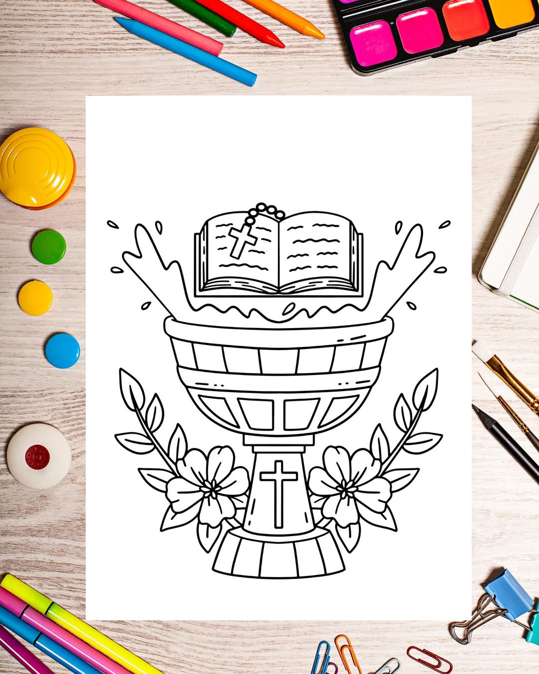First Communion Coloring Pages for Kids 12 Religious Coloring Pages - Etsy