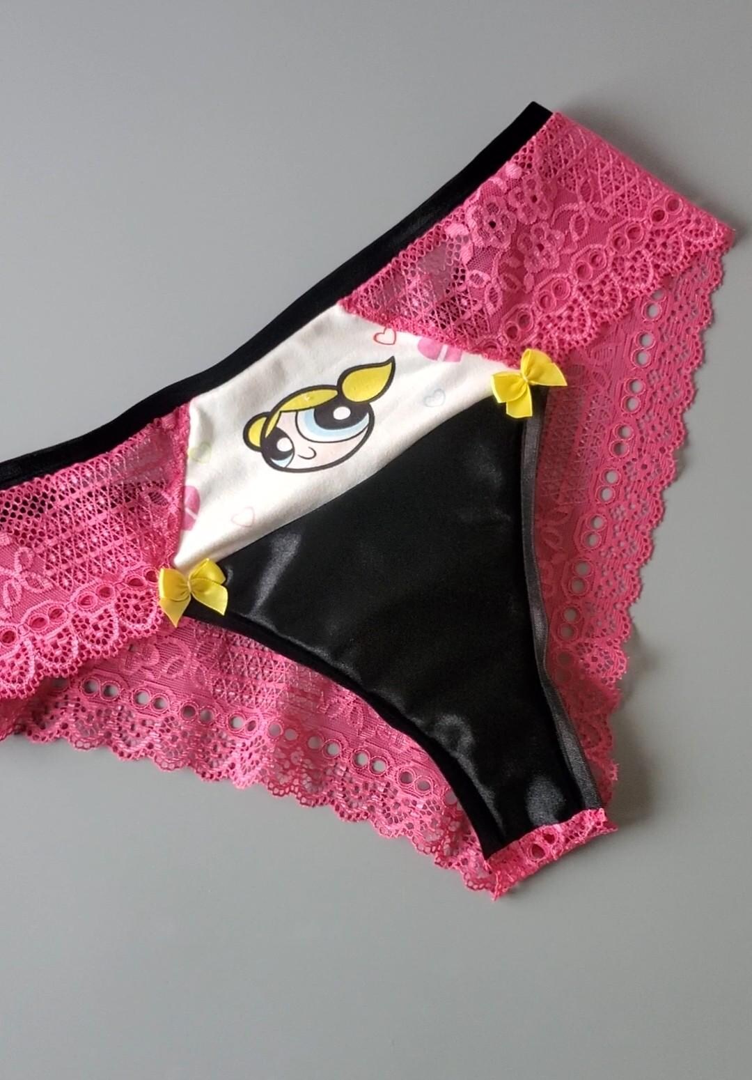Powerpuff Girls Cute Cheeky Panties Women's Underwear Cartoon Printed ...
