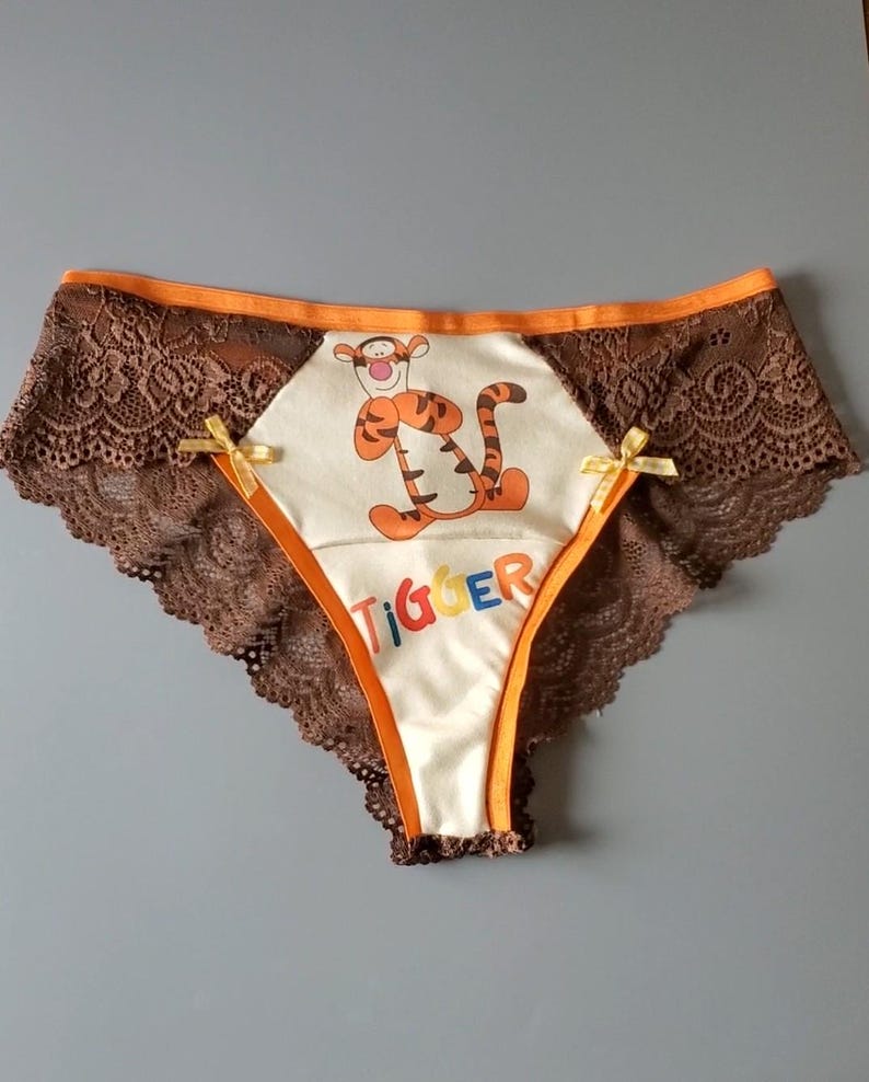 Tigger Cute Cheeky Panties Women's Underwear Cartoon Print Underwear ...
