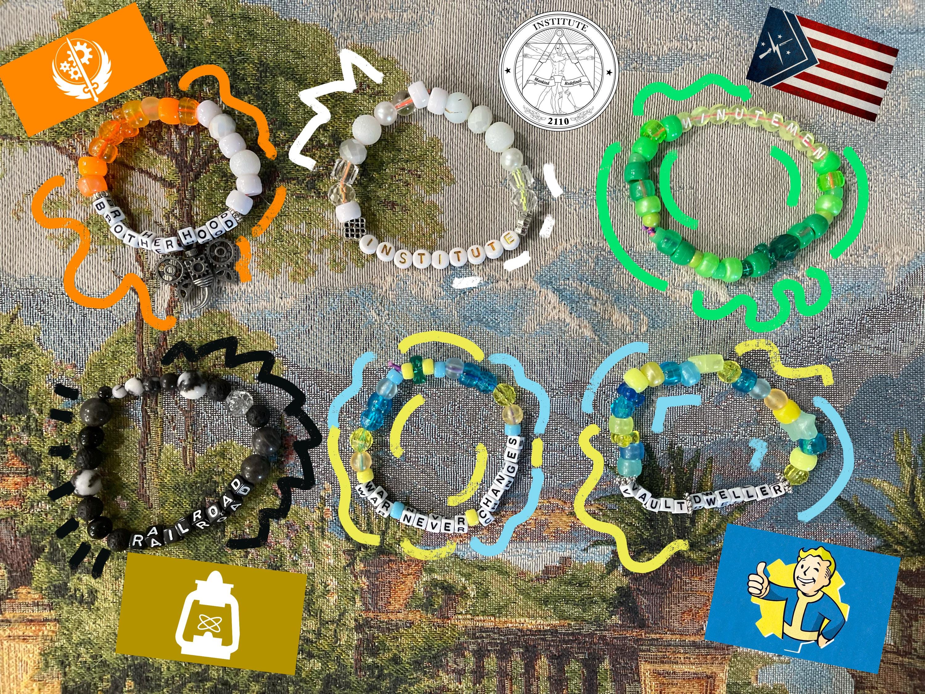 Fallout Beaded Bracelets - Etsy