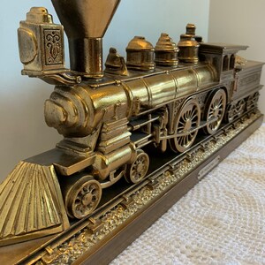 Vintage Train Burwood Wall Sculpture the Philadelphia 1871 Locomotive Gold Wall Hanging - Etsy