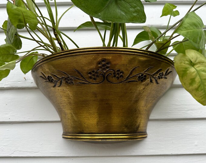 Vintage Wall Planter Syroco Dart Homco 5141 Really Holds Water Large ...