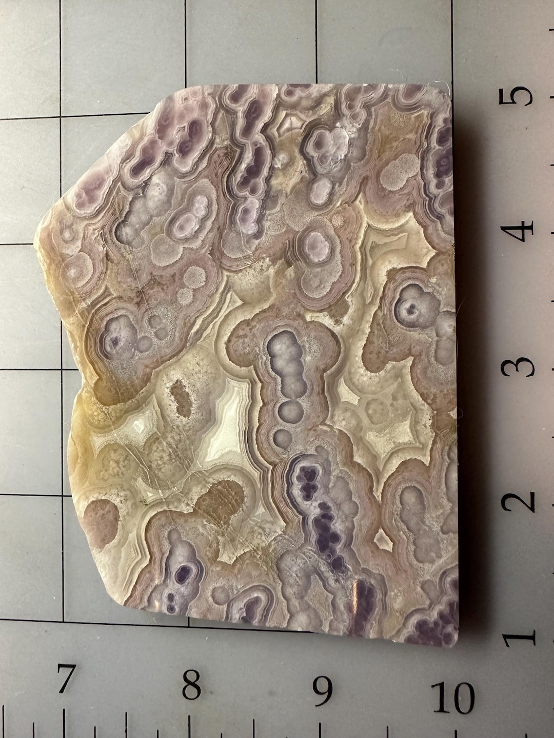 Royal Aztec Lace Agate Slab - Purple Lace Agate - Etsy