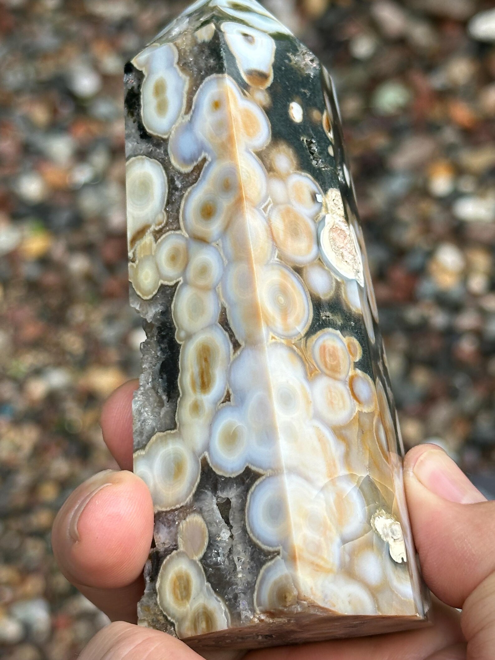 Ocean Jasper Point + 5" Tower + Obelisk + Large Orbs + Rare - Etsy