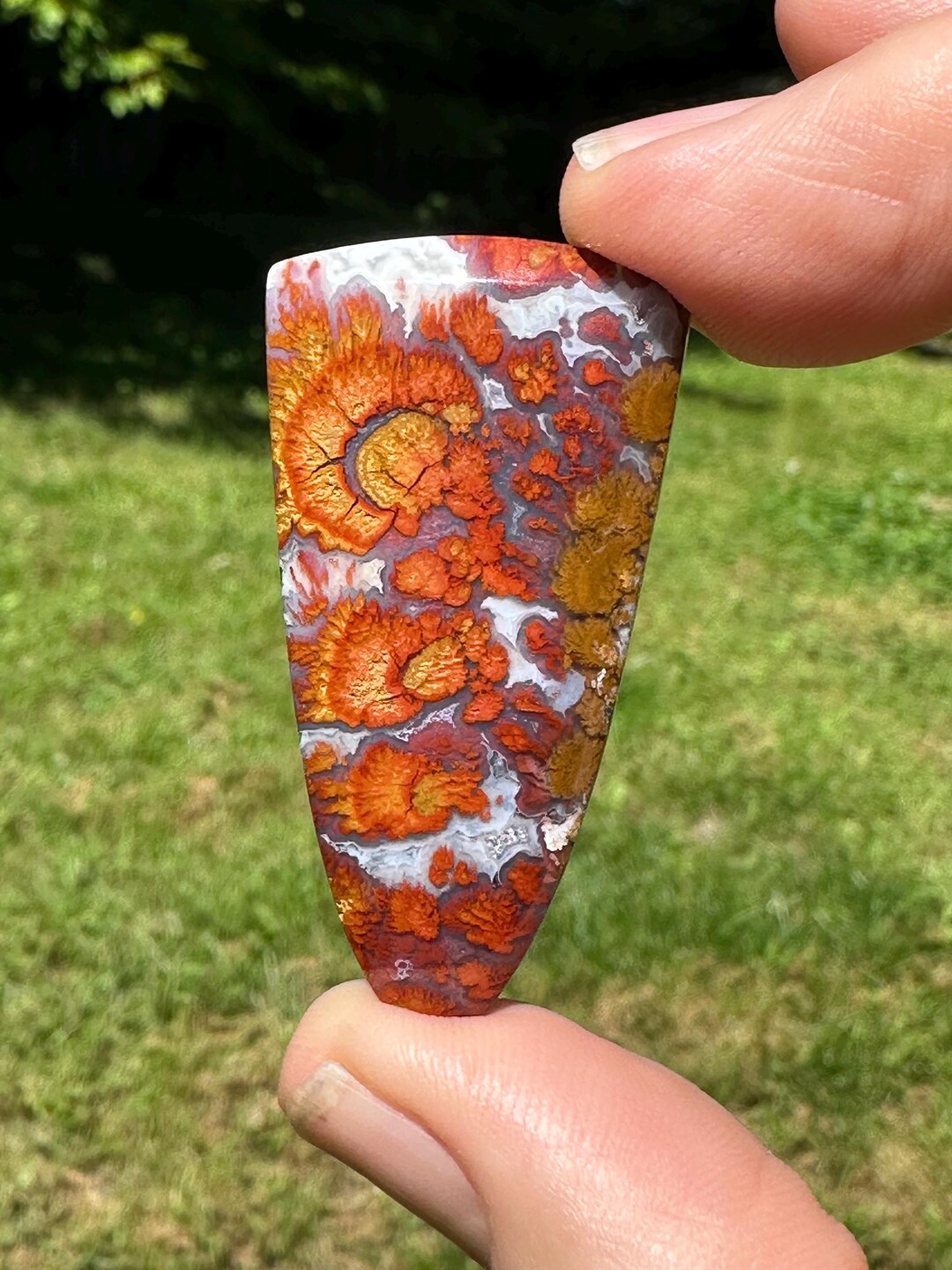 Wingate Pass Plume Agate Cabochon + Death Valley Plume Agate + Handmade ...