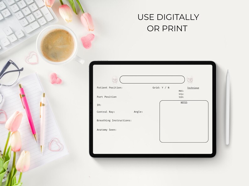 Radiology Positioning Cards, Xray Flashcards, ARRT Exam Study Tool, Rad ...
