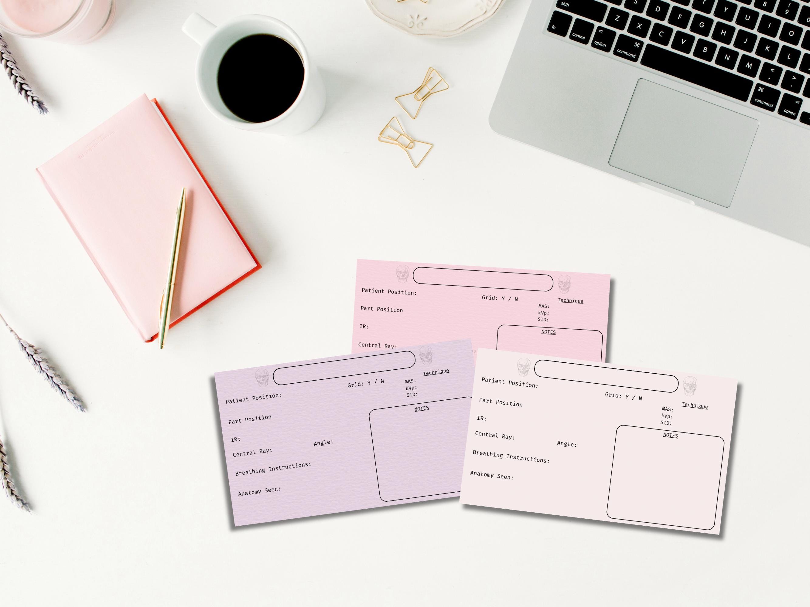 Radiology Positioning Cards, Xray Flashcards, ARRT Exam Study Tool, Rad ...