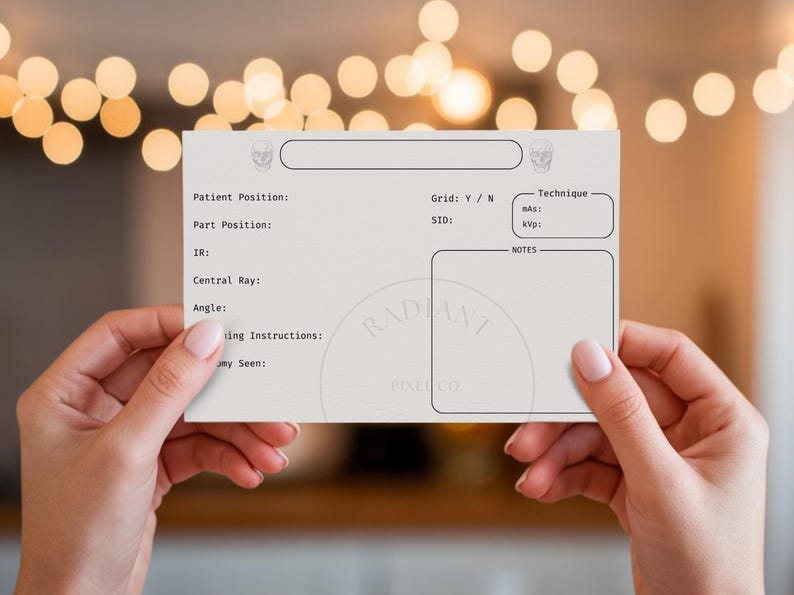Radiology Positioning Cards, Xray Flashcards, ARRT Exam Study Tool, Rad ...