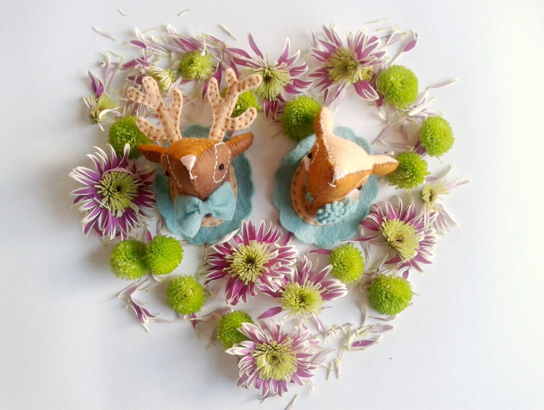 DIY Deer Decorations. Pdf Sewing Pattern. DIY Felt Animal. - Etsy