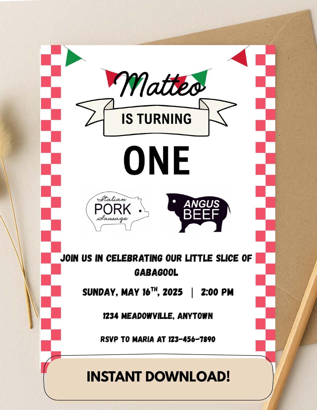 Sopranos Birthday Invitation, Mafia Themed Party Invite, Italian ...