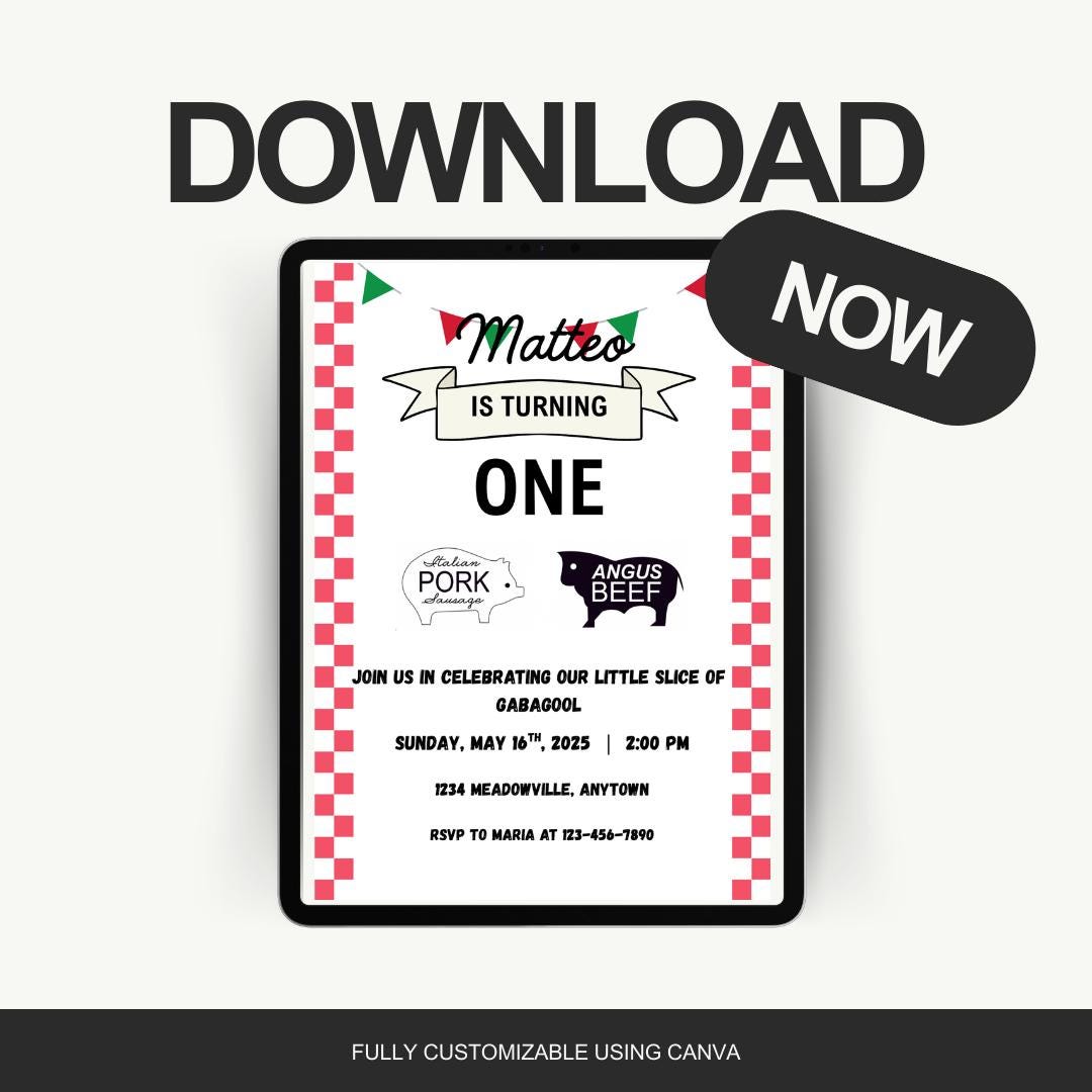 Sopranos Birthday Invitation, Mafia Themed Party Invite, Italian ...