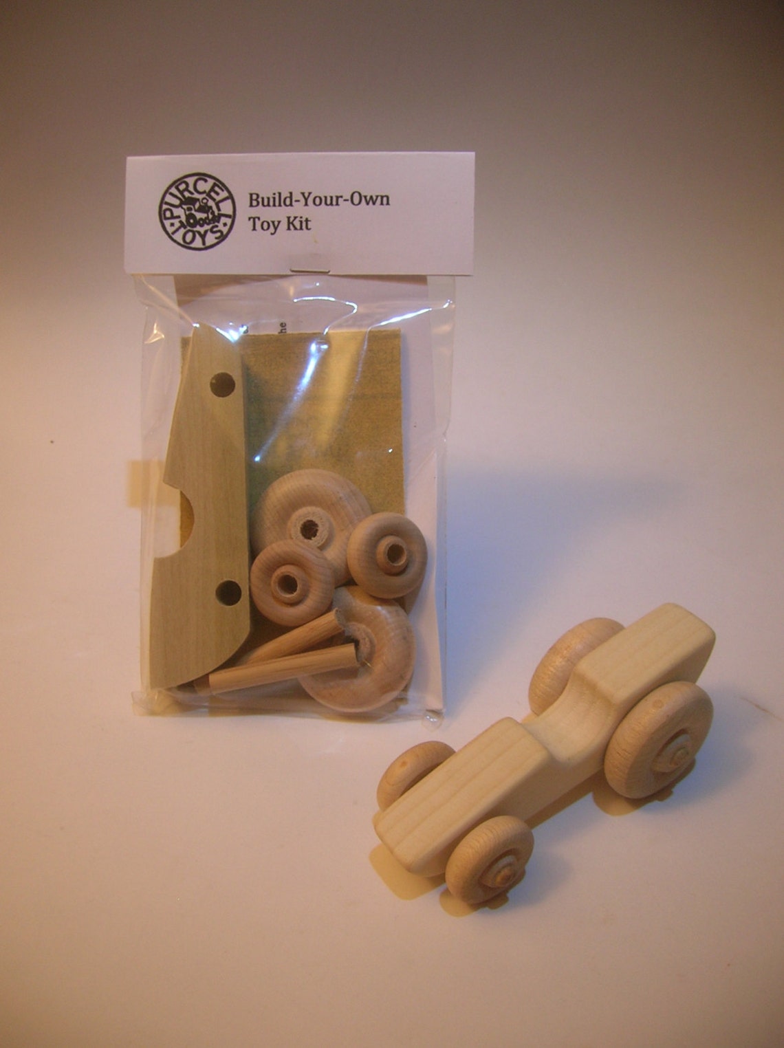 Handcrafted Wooden Build-Your-Own Dragster Kit | Etsy