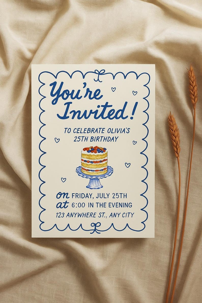Birthday Invitation - Etsy