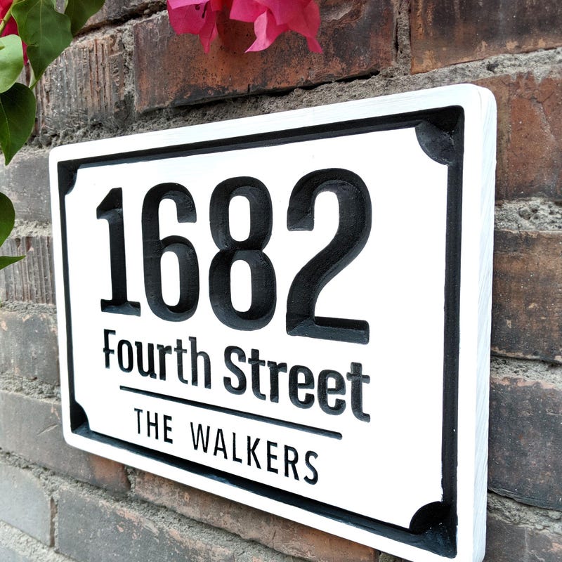 French House Numbers - Etsy
