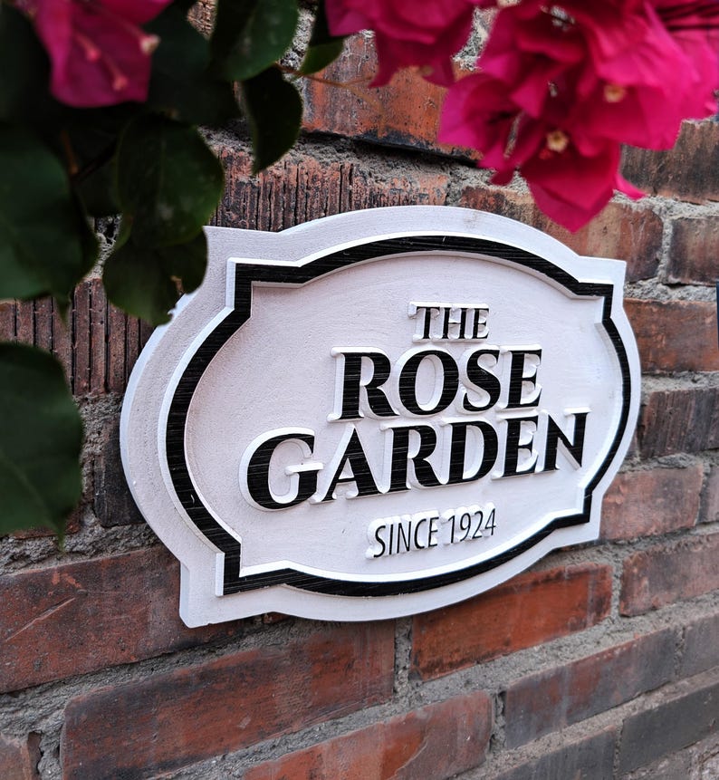 Custom House Address Sign: 3D Weatherproof PVC Plaque - Etsy
