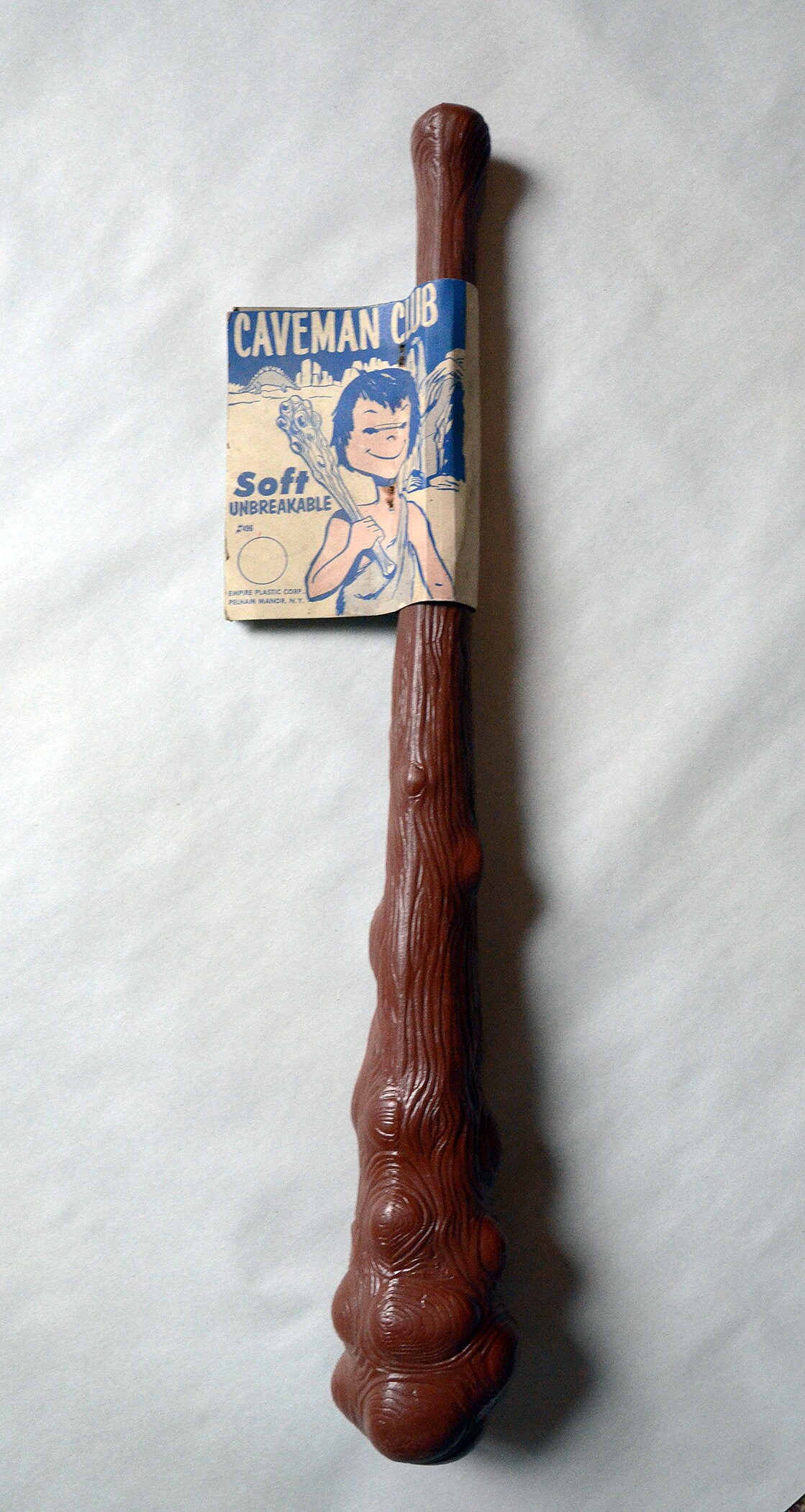 1960s CAVEMAN CLUB Toy Mfg. by Empire Plastic Corp. With Original ...