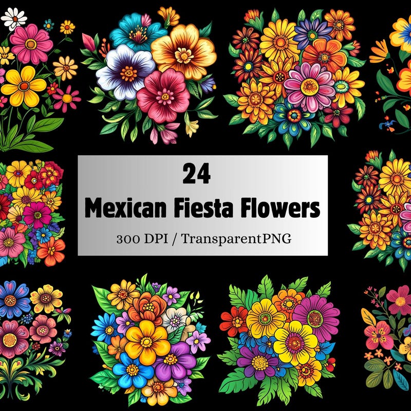 Fiesta Flowers - Etsy