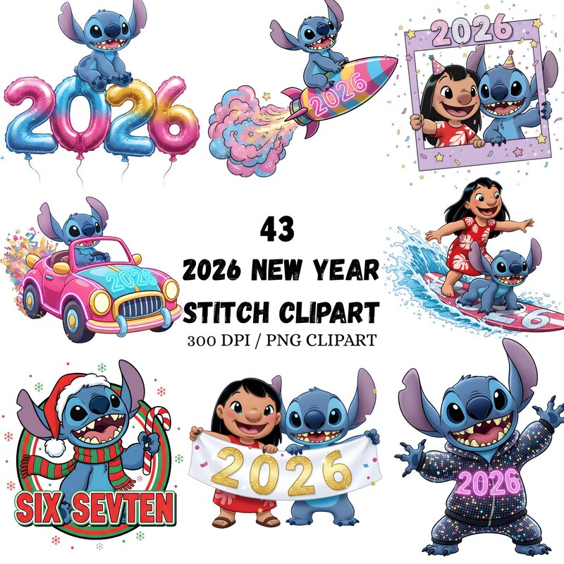 Happy New Year Stitch - Etsy